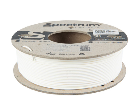 Filament Spectrum Light Weight PLA 1.75mm PURE WHITE 0.25kg | PLA ...