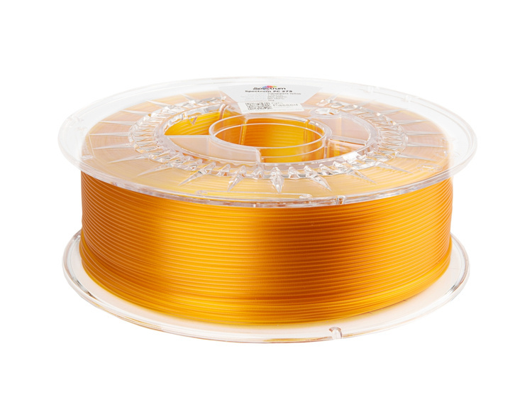Filament Spectrum PC 275 1.75mm TRANSPARENT YELLOW 1kg | Look&Feel ...