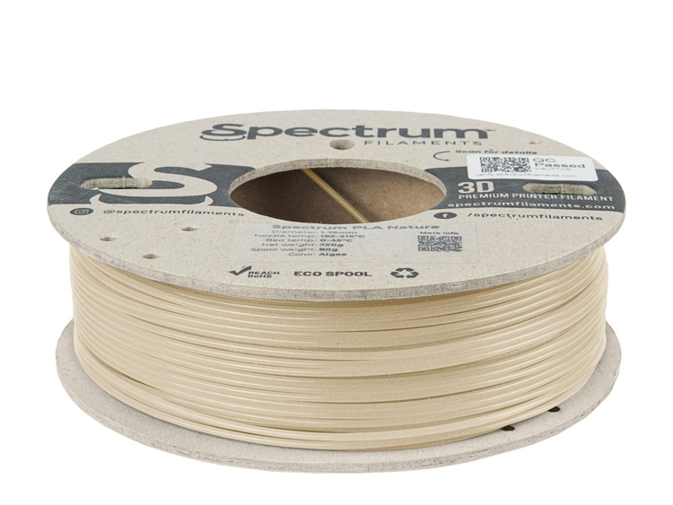 Filament Spectrum PLA Nature 1.75mm ALGAE 0.25kg | PLA \ PLA Nature \ 1 ...