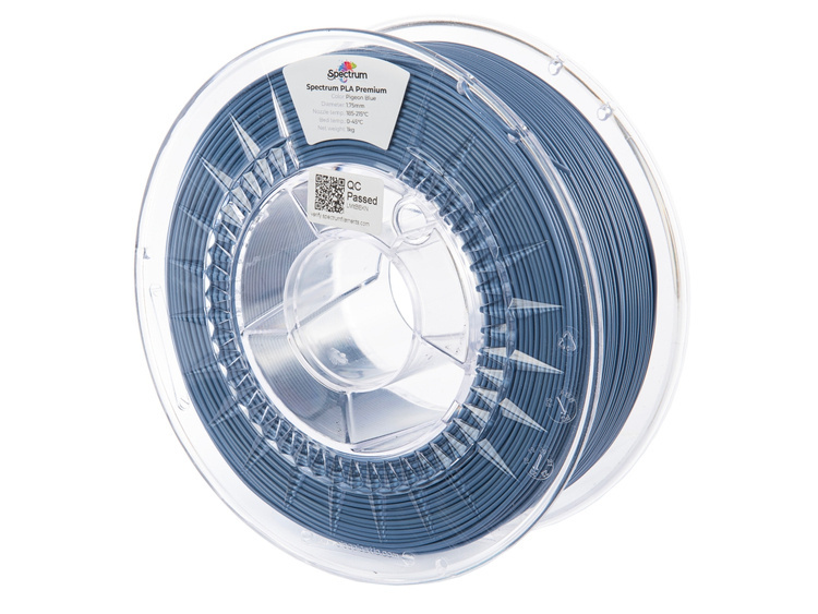 Filament Spectrum PLA Premium 1.75mm PIGEON BLUE 1kg | PLA \ PLA ...