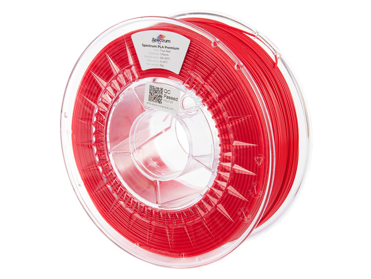 Filament Spectrum PLA Premium 1.75mm TRUE RED 1kg | PLA \ PLA Premium ...