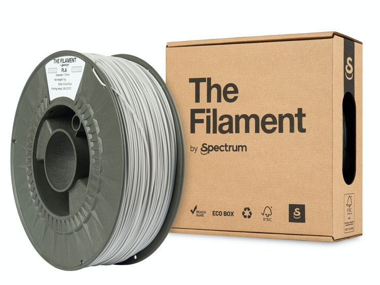 The Filament PLA 1.75mm CLOUD GREY 1kg | Our offer \ Materials \ PLA ...