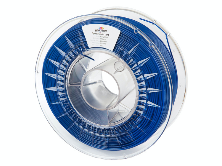 Filament Spectrum PC 275 1.75mm NAVY BLUE 1kg | PC \ PC 275 \ 1.75mm ...