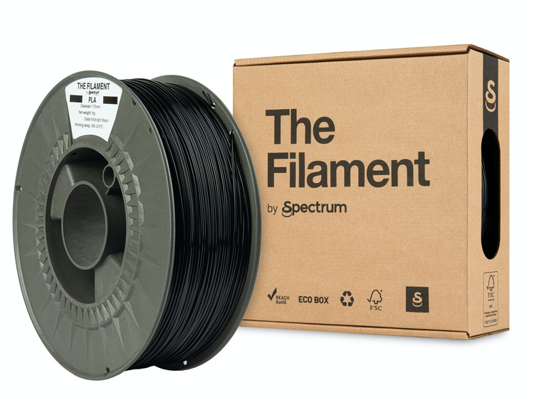 The Filament PLA 1.75mm MIDNIGHT BLACK 1kg | Our offer \ Materials ...