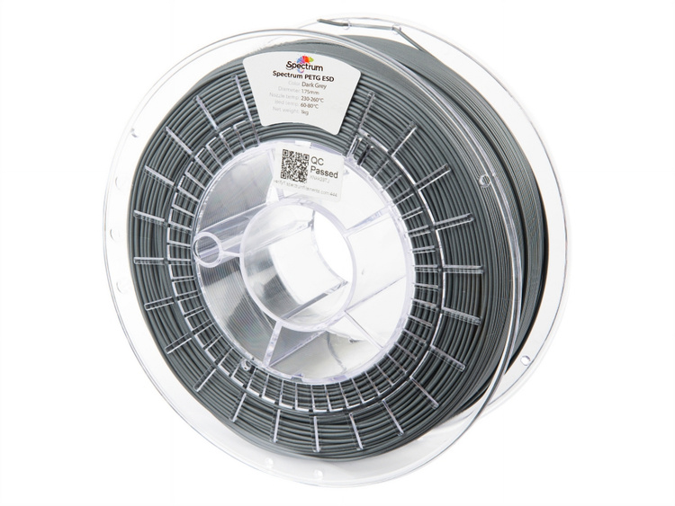 Filament Spectrum PETG ESD 1.75mm DARK GREY 1kg | Our offer ...